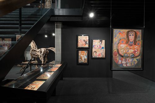 Oeuvres d'Aloïse en exposition à la Collection de l'Art Brut, mai 2016 ...